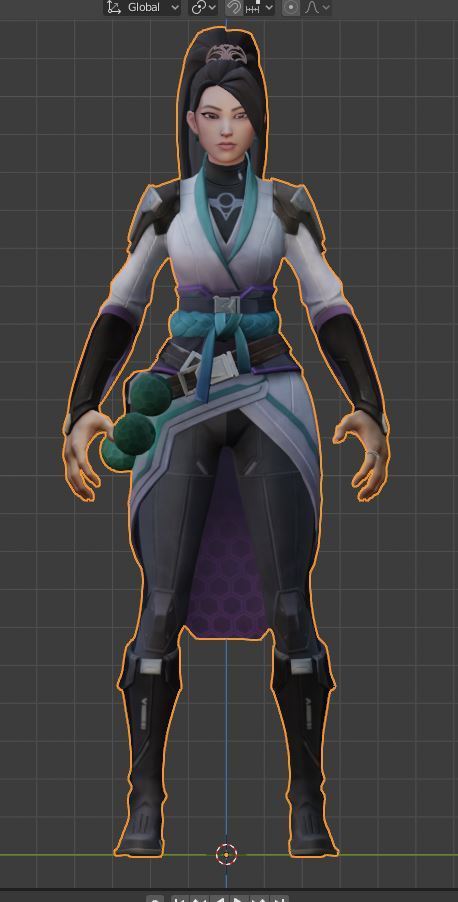 Free STL file Sage Valorant Low Poly・3D printable model to download・Cults