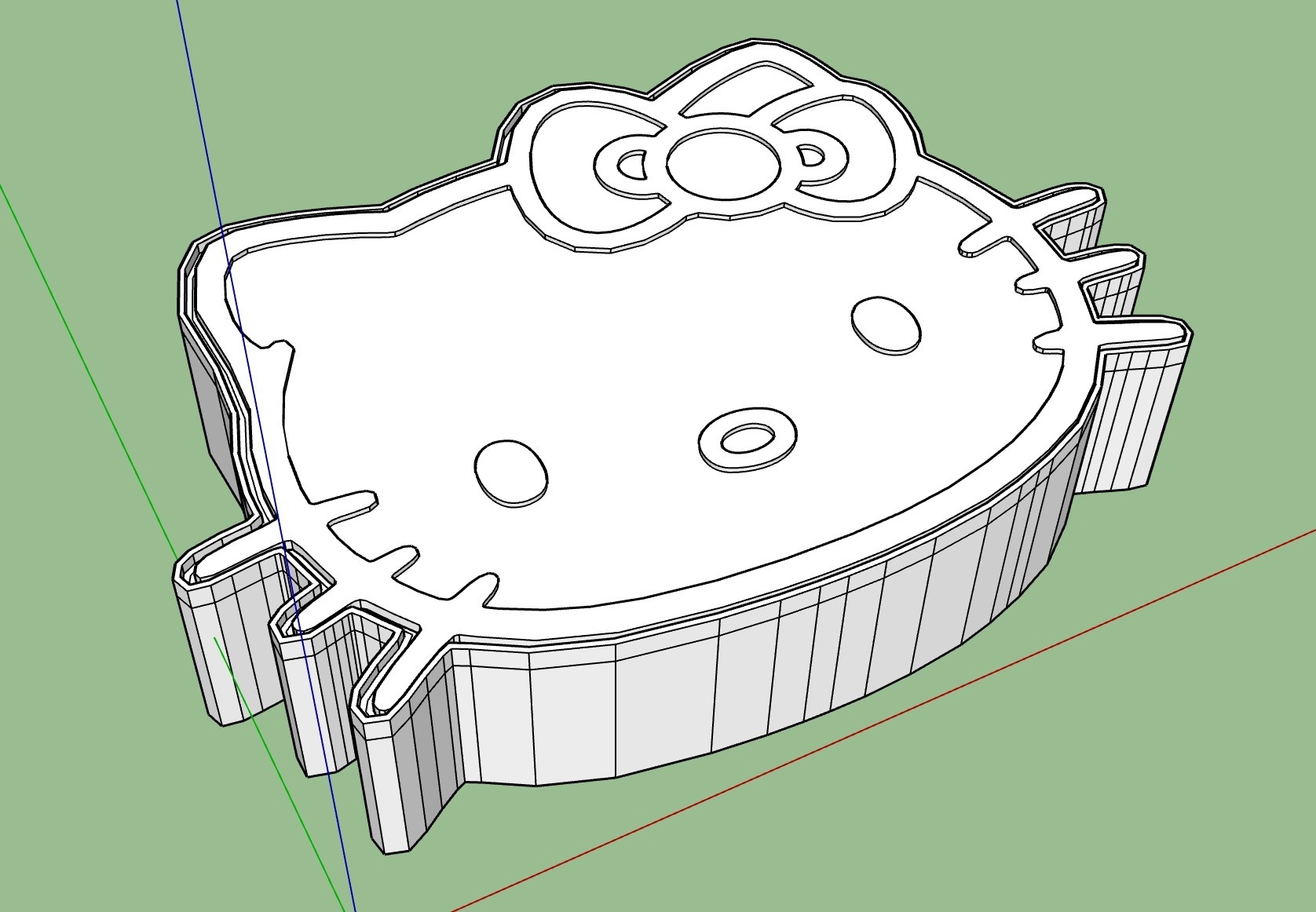 Free STL file hellokitty box or light 📦・3D printer model to download・Cults