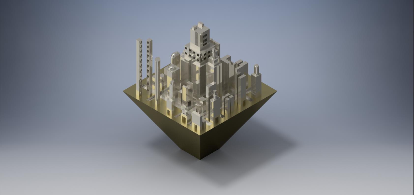 Free STL file city・Design to download and 3D print・Cults