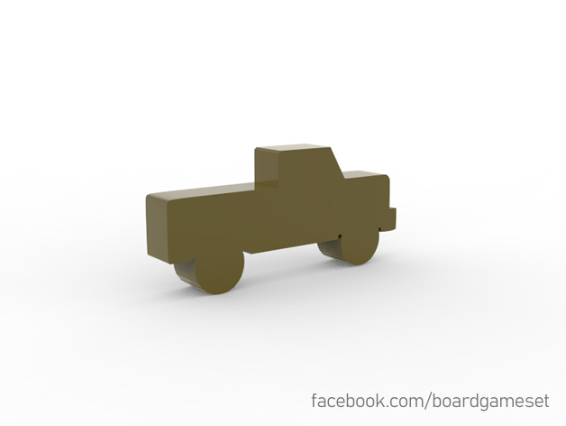 STL file Jeep Meeple Token for Board Games・3D printing idea to download ...