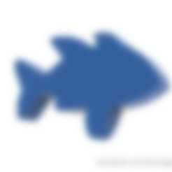 Download STL file Fish Meeple for Board Games • 3D print template ・ Cults