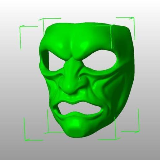 Download 3D printing models Samurai Traditional Japanese Mask 3D Print ...