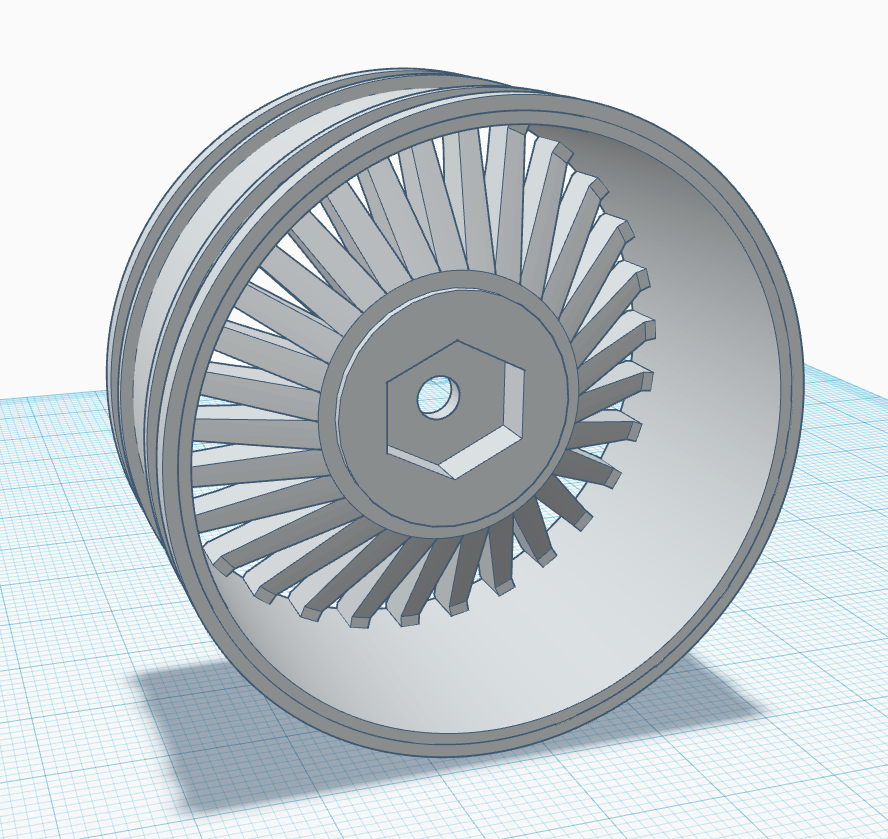 STL file 30 Spoke wheel 12mm hex・3D print design to download・Cults