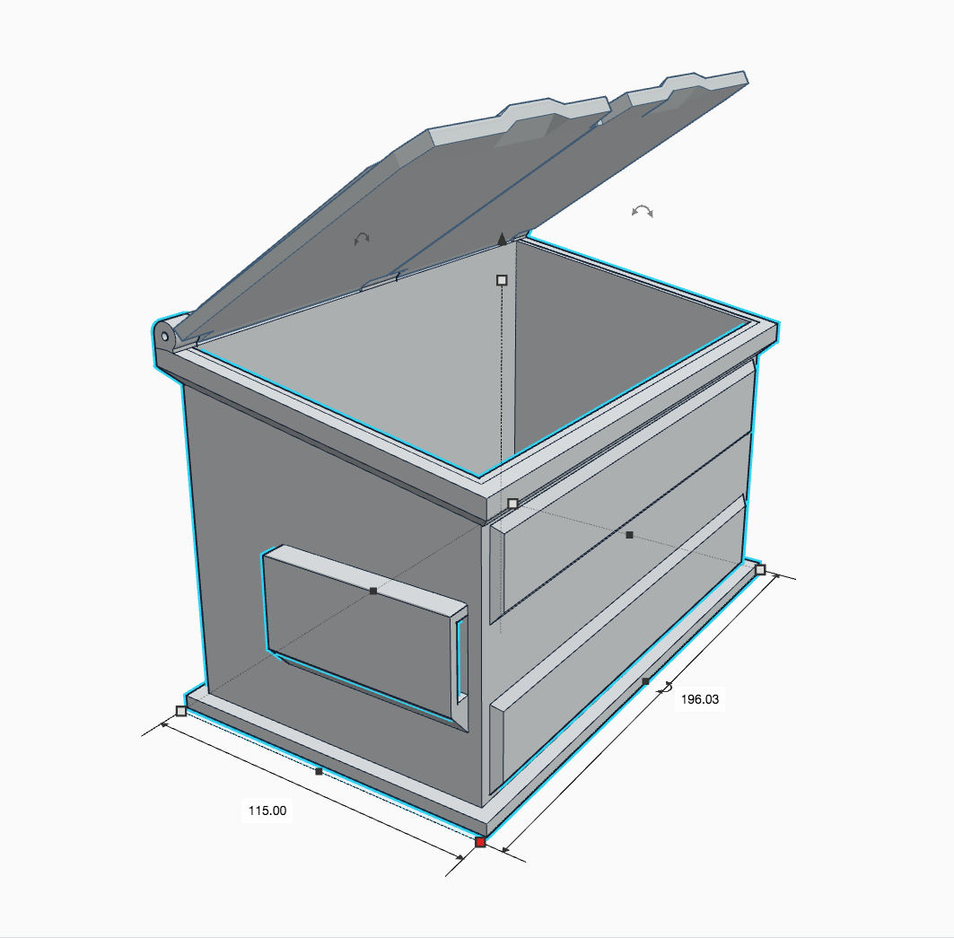 STL file Small Trash bin 1/10 scale 🤏・3D printing model to download・Cults