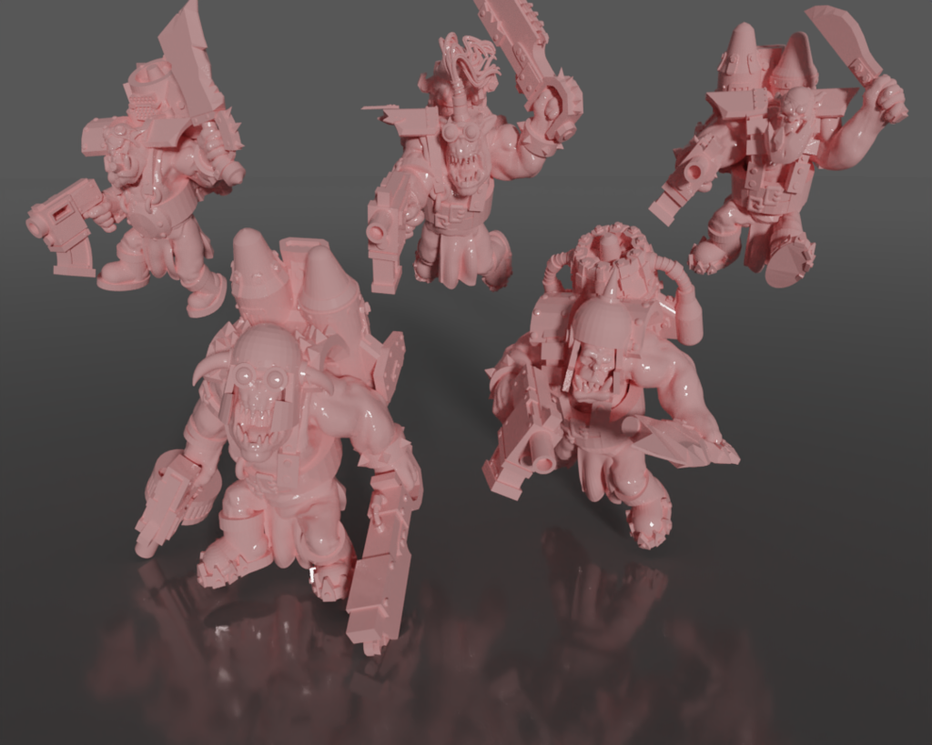 Free STL file Ork soldiers with jetpacks 🎲・3D print design to download ...