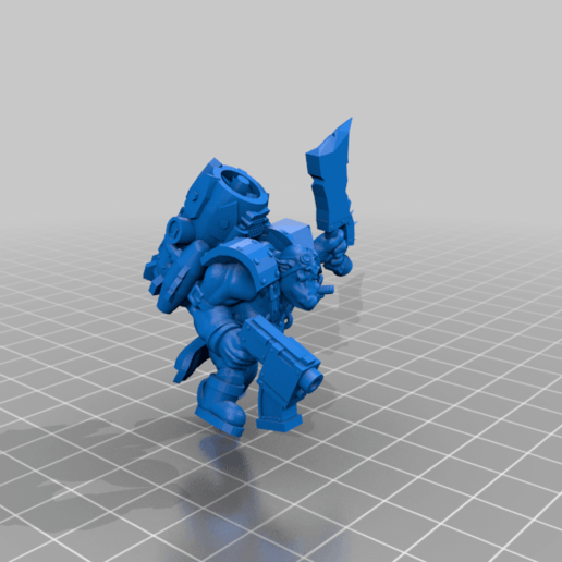 Download free STL file Ork soldiers with jetpacks • 3D printing model ...