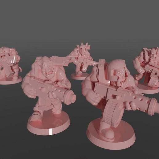 Descargar archivo STL gratis Soldados de Ork con rifles del juego #1 ...