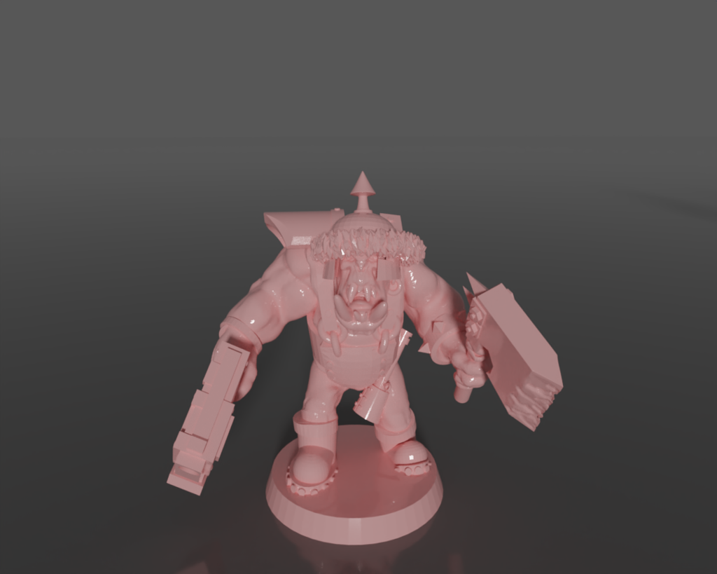 Free STL file Ork soldiers with melee weapons and pistols set#3 🔫・3D ...