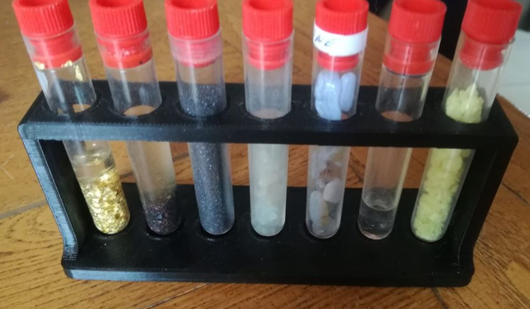 3D printable Test tube support • made with creality ender 3・Cults