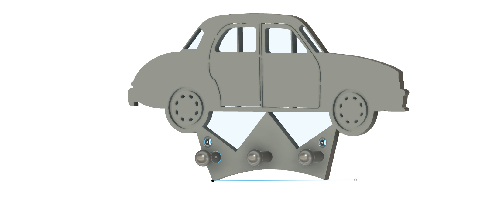 Archivo STL Gama de llaves Renault Dauphine 🔑・Diseño de impresión en 3D ...