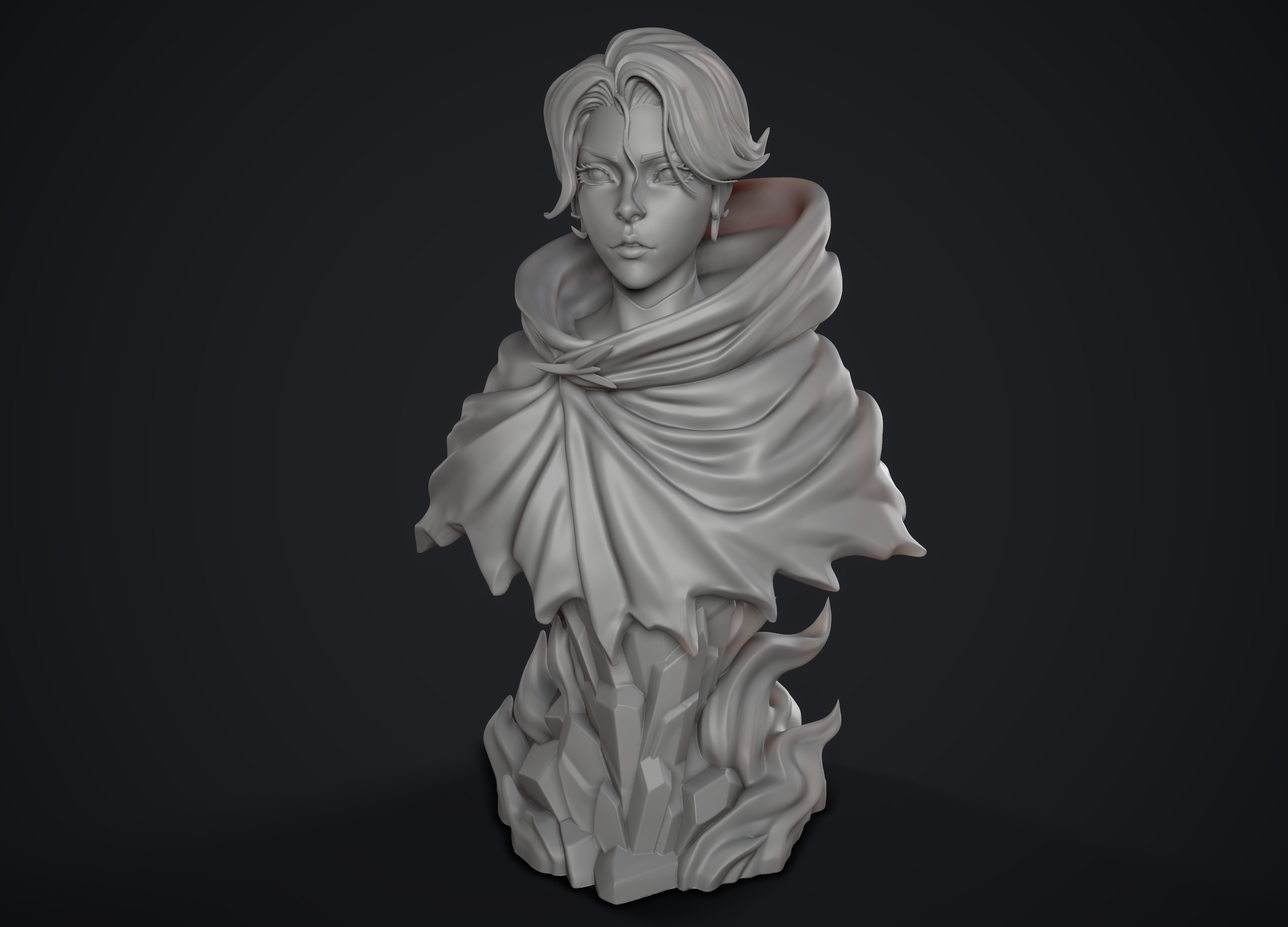 Fichier STL sypha castlevania bust・Plan imprimable en 3D à télécharger ...