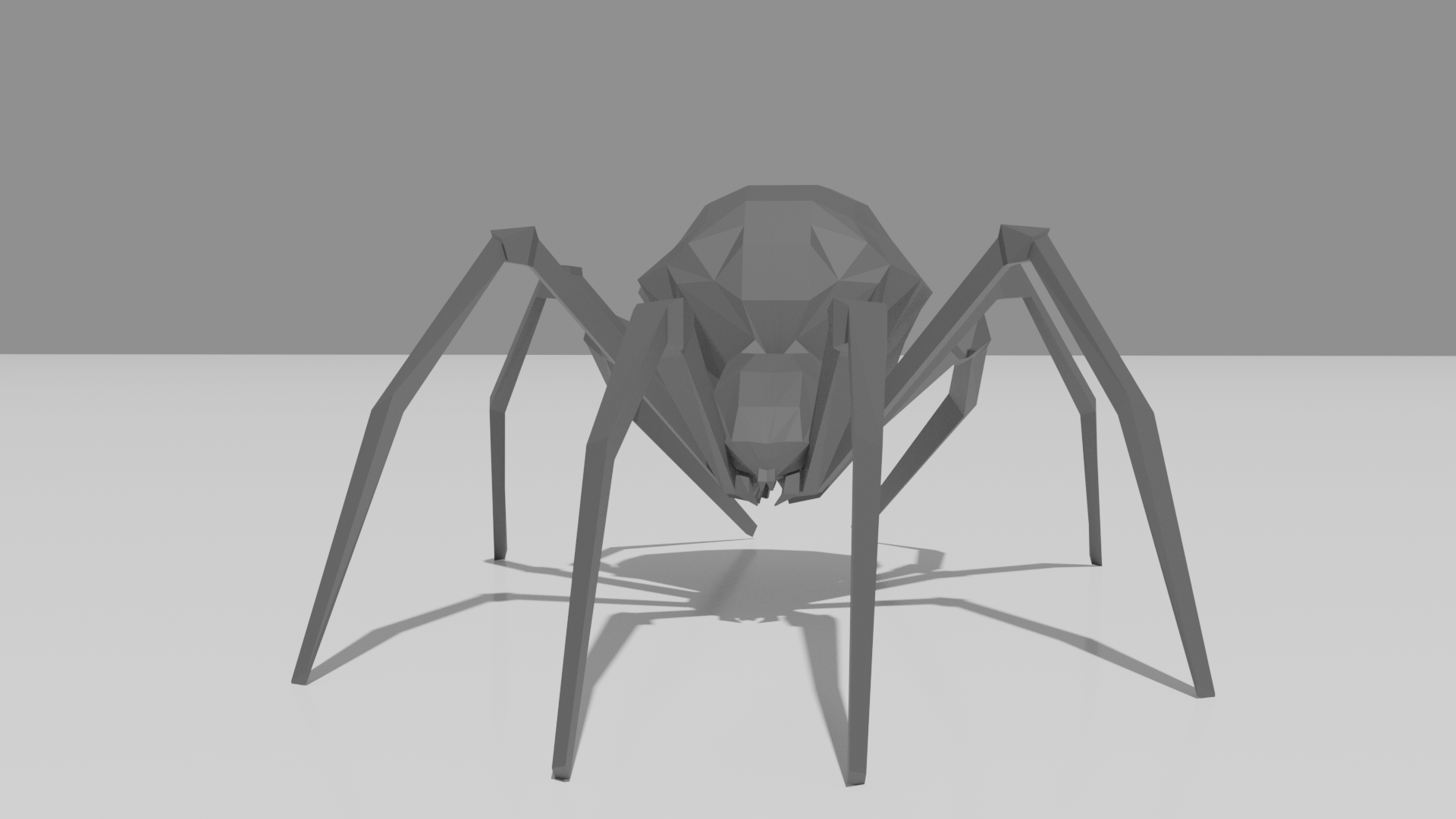 STL file Low Poly Spider・3D printable model to download・Cults