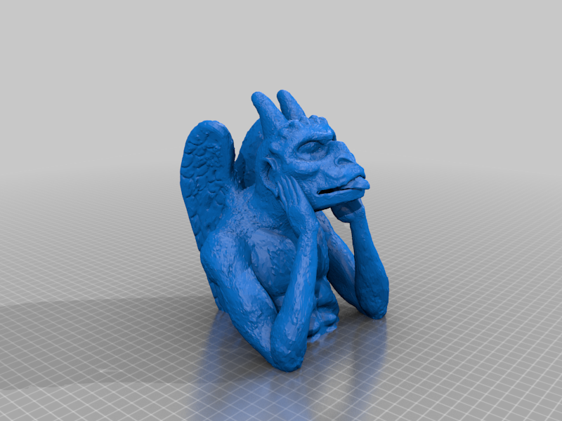 Free STL file The stryge gargoyle・Design to download and 3D print・Cults