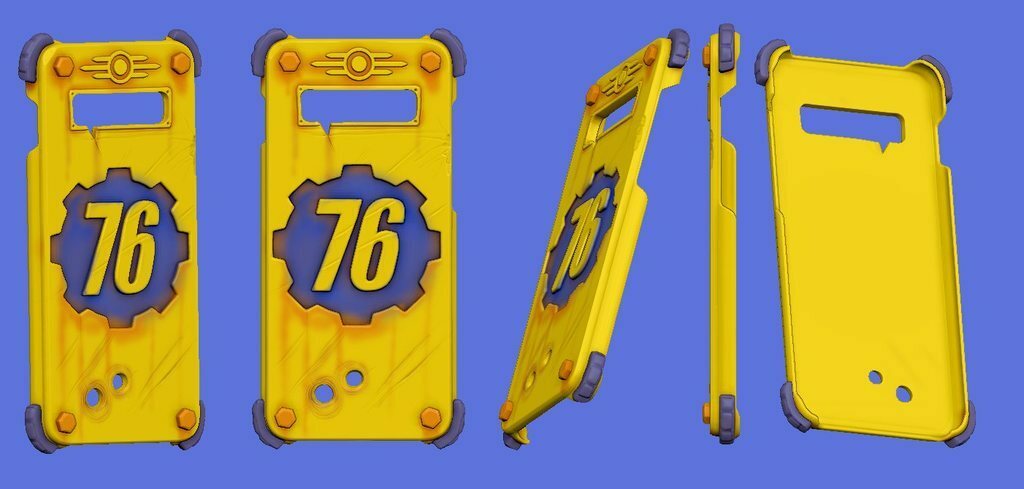 Free 3D file Fallout 76 Samsung Galaxy S10+ case・3D printable design to ...
