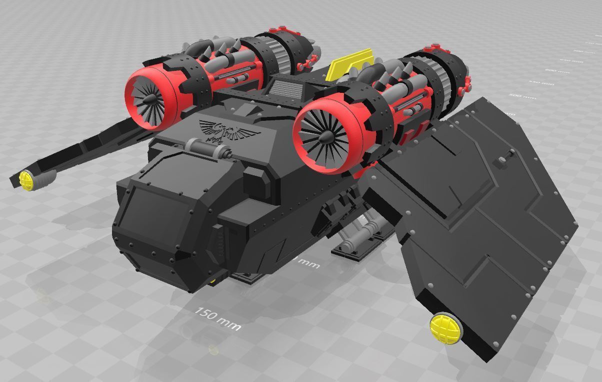 Free STL file Imperial Shuttle 🎲・3D print design to download・Cults