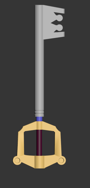 3D file Key Blade Kingdom Hearts key sword・3D printable model to ...
