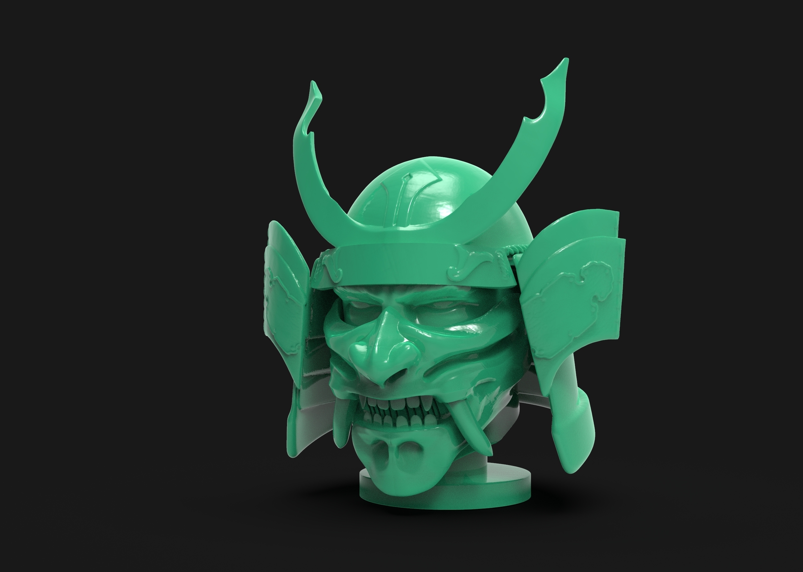 Free STL file Kabuto - Samurai Head・3D print object to download・Cults