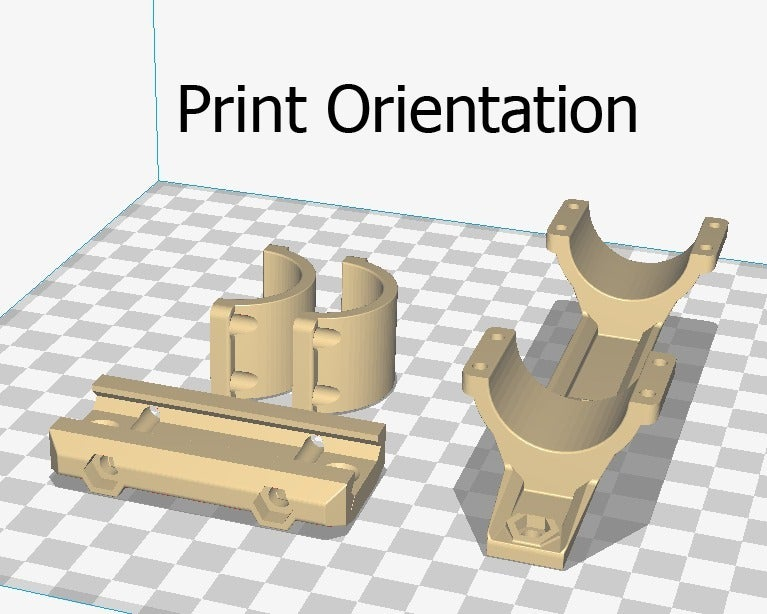 Free STL file 30mm Scope Mount v.2 🔫・3D printing template to download・Cults
