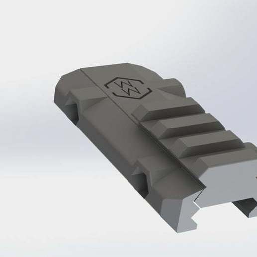 Download free STL file Picatinny Riser - Half Inch - OLD • 3D print ...