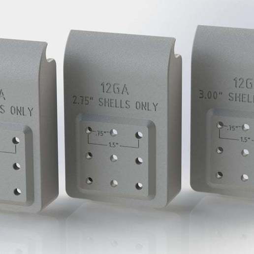 Download free STL file 12GA Shotshell Holder(s) • 3D printer template ...