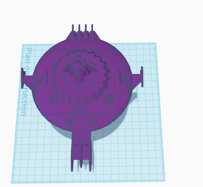 STL file captain harlock albator raimar mother ship sylvydra・3D ...