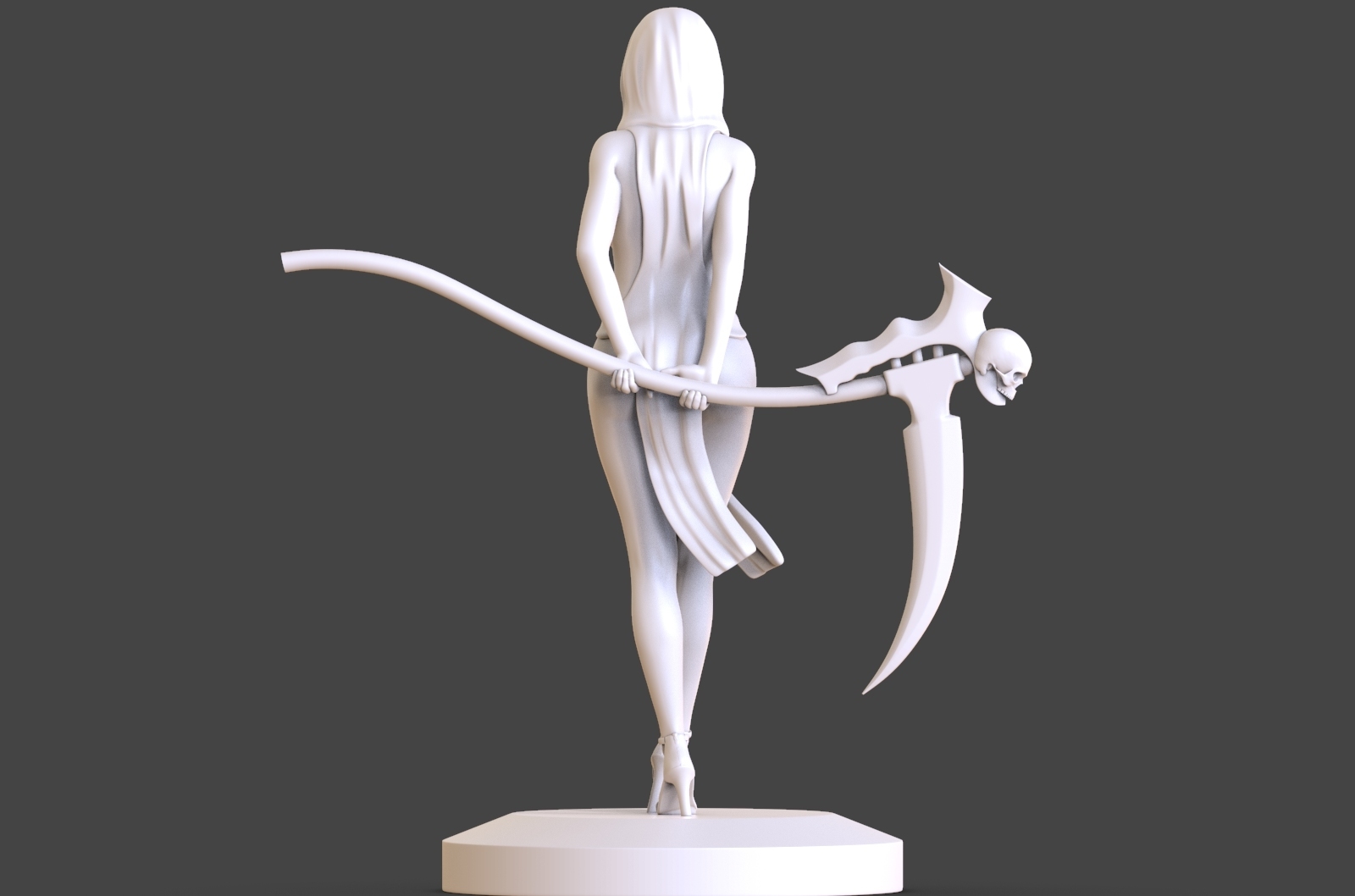 3D file sexy Reaper girl 🫦・3D printing design to download・Cults