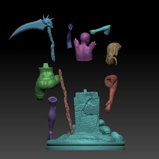 Download STL file Lady Death • Model to 3D print ・ Cults
