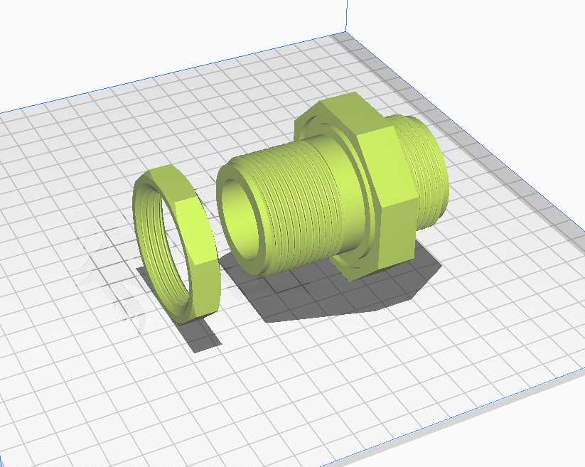 STL file Overflow comb and wall bushing・3D printer design to download・Cults