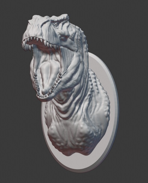 STL file V Rex bust・3D printable design to download・Cults
