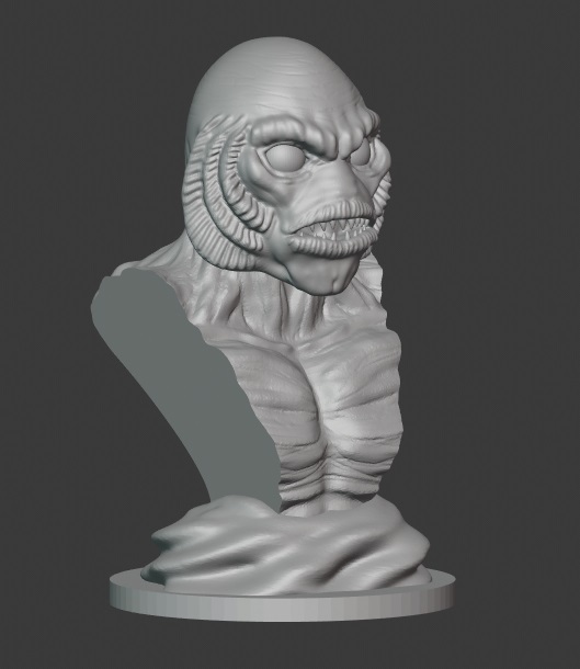 STL file Gillman 👹・3D printer design to download・Cults