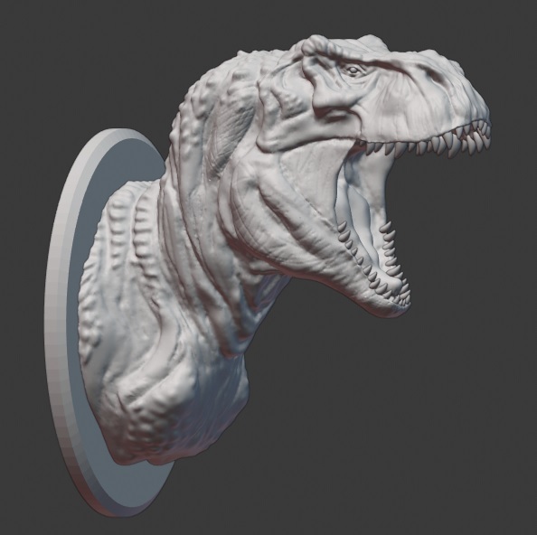 STL file V Rex bust・3D printable design to download・Cults