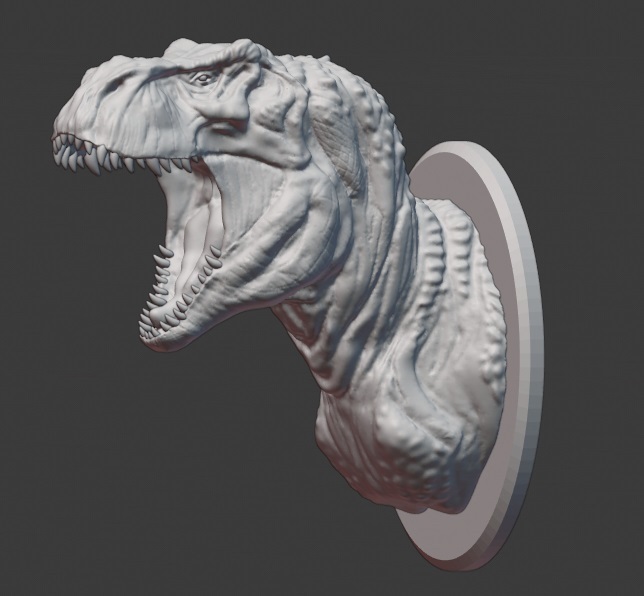 STL file V Rex bust・3D printable design to download・Cults