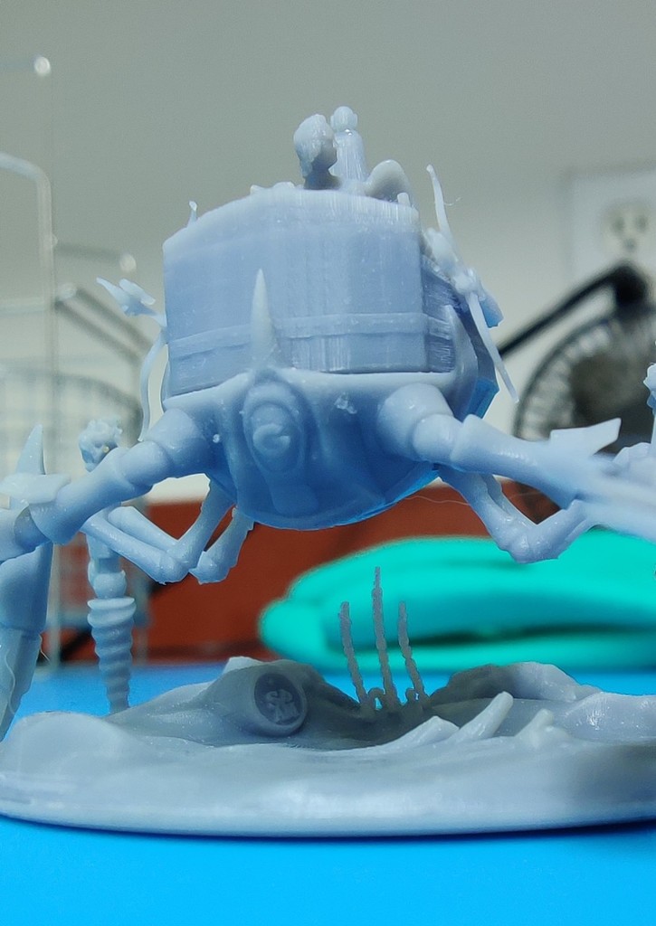 Free 3D file Google Deva Angel Advocate in a Spider Mech miniature 👼 ...