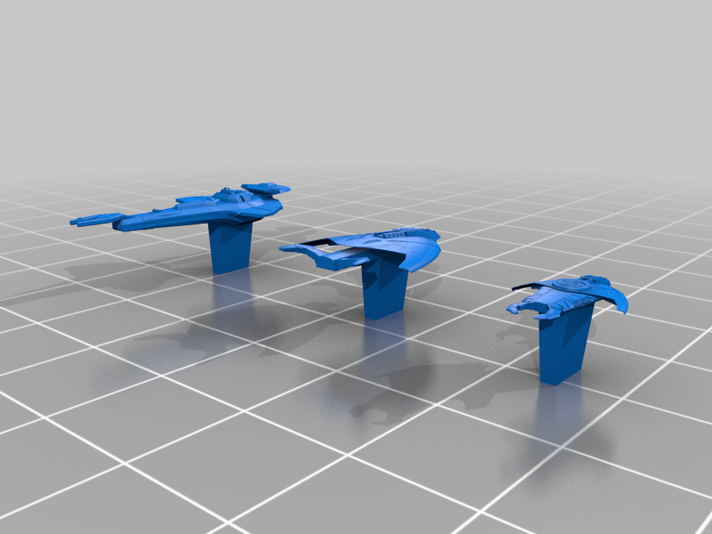 Free STL file Star Trek: Ascendancy Cardassian Progression Fleet・3D printer model to download・Cults