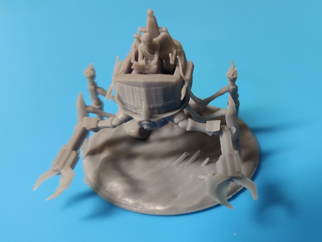 Free 3D file Google Deva Angel Advocate in a Spider Mech miniature 👼 ...