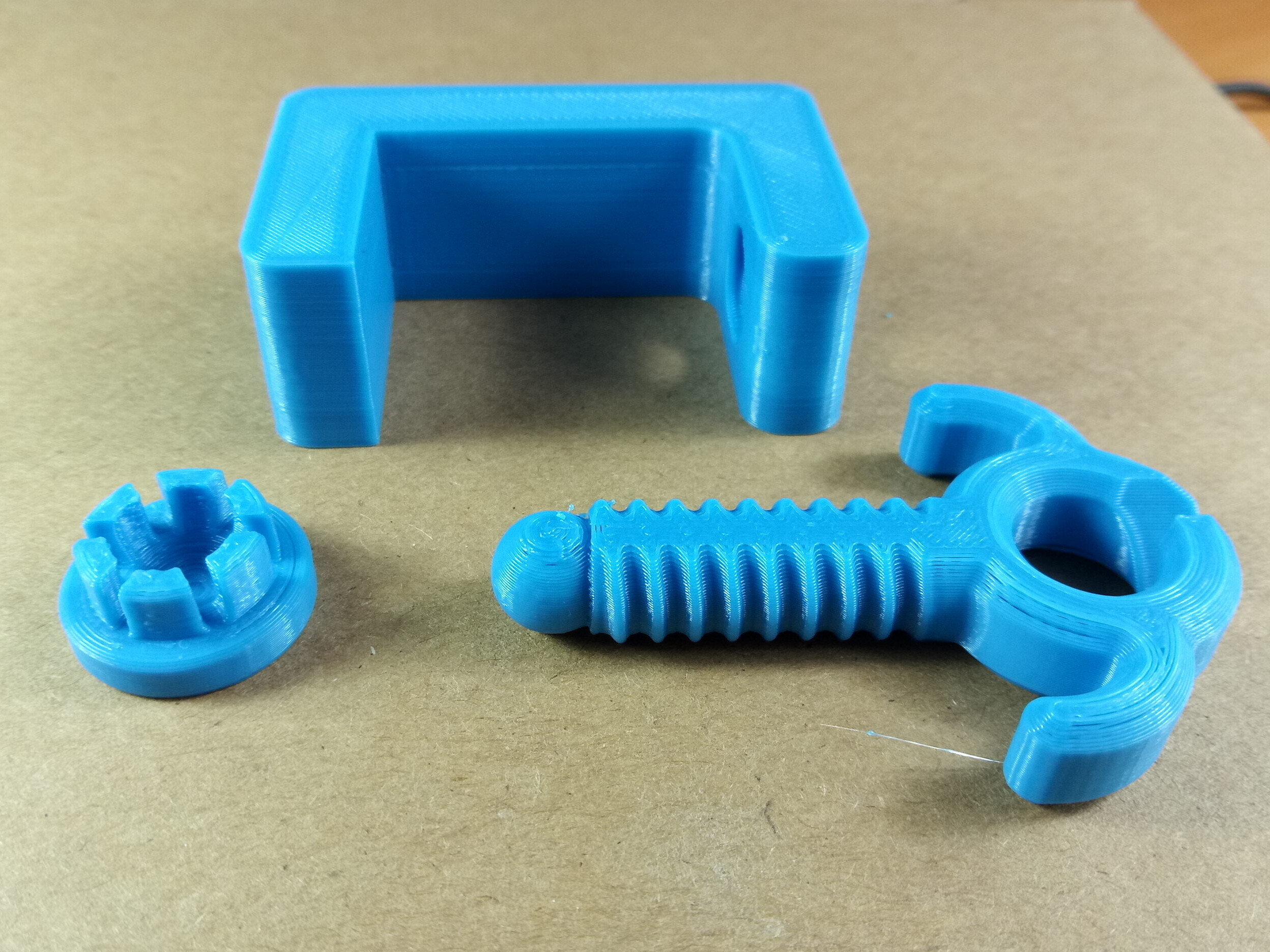 Free STL file G-clamp with hook and eye L10-25・3D printing idea to ...