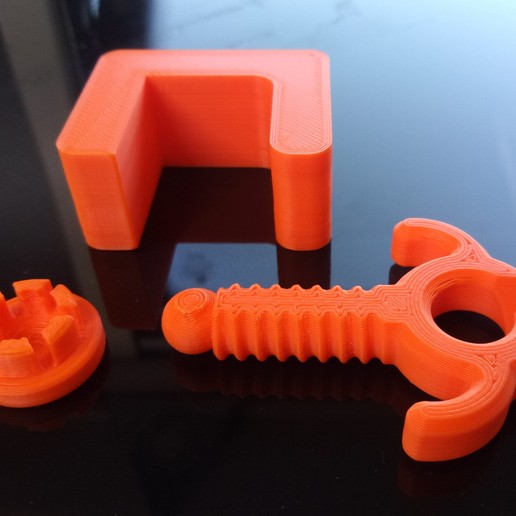 Download free 3D printer designs G-clamp with hook and eye L14 ・ Cults