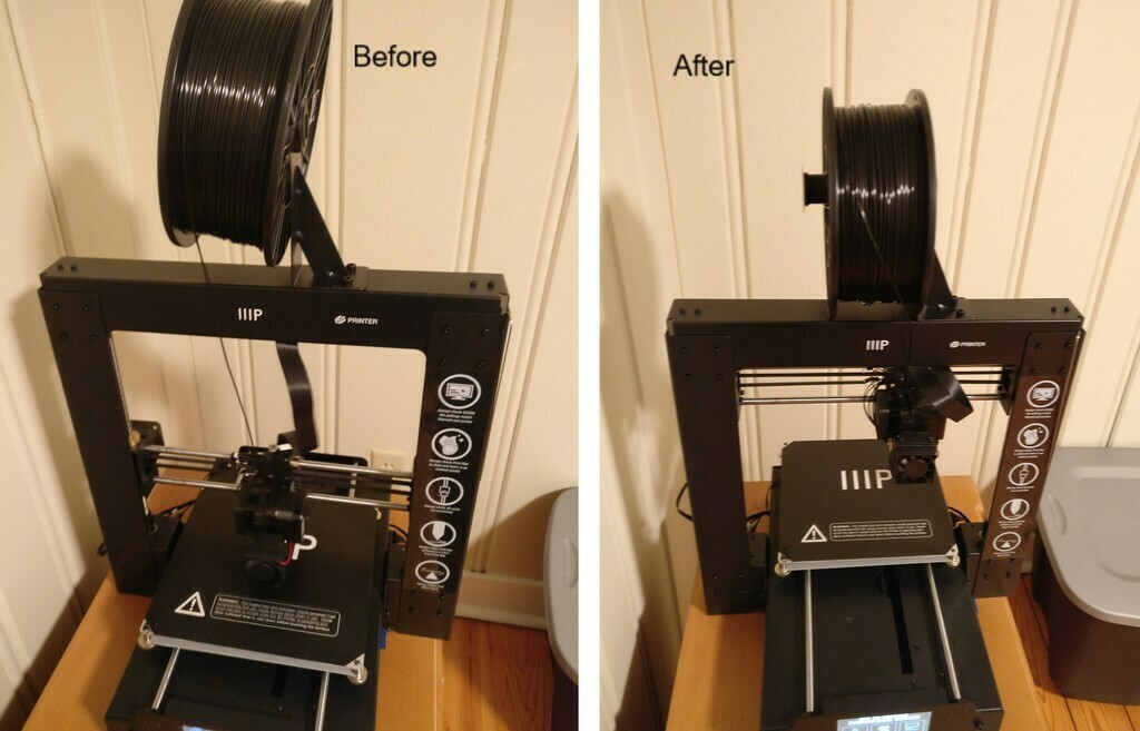 Free 3D file Monoprice Maker Select Bigger Spool Holder v2 🧞‍♂️・3D ...
