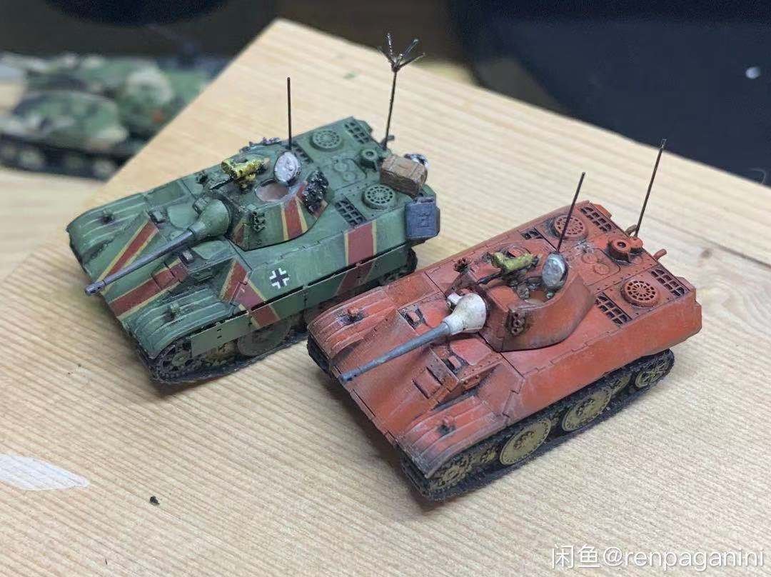 STL file 1/72 vk-1602 tank ww2 german light tank 3dprinted・Model to ...