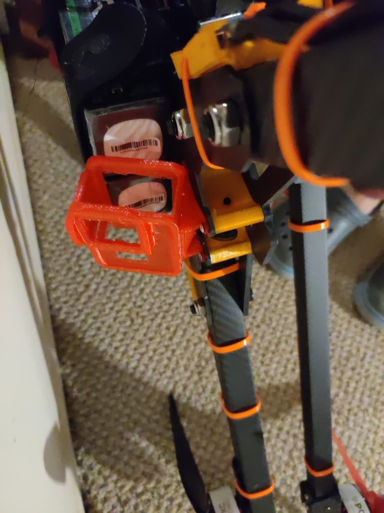 Бесплатный 3D файл TBS Source X GoPro 8 Mount 25 градусов・3D-печатная ...