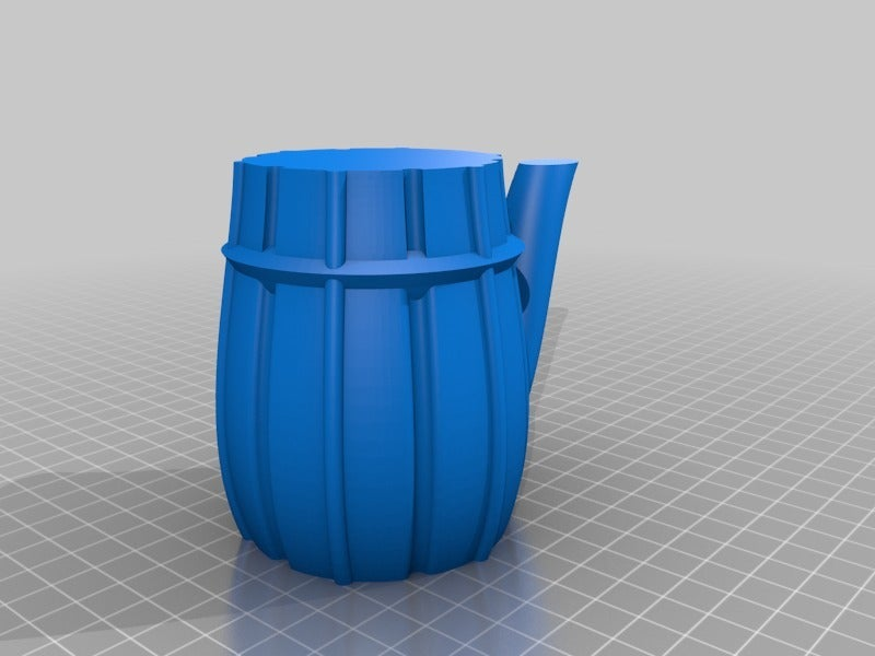 Free STL file Water pitcher 8oz.・3D printable model to download・Cults