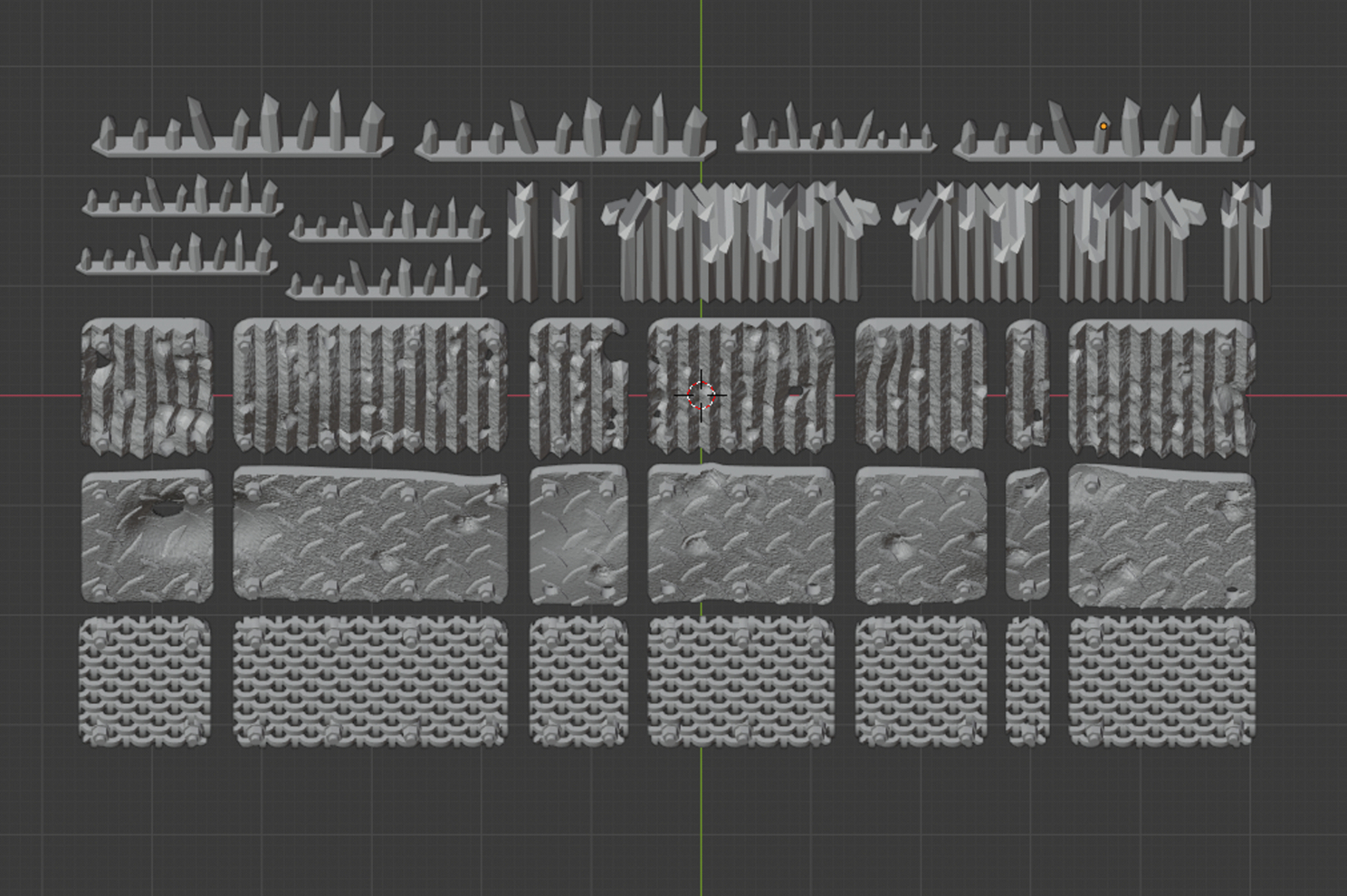 3D file Battle Damaged Armour Plates - Set 2・3D printing model to ...