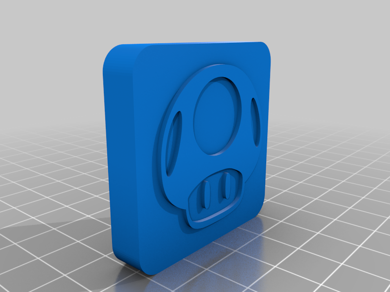 STL-Datei Ender 3 (Pro) QR Code Cover Super Mario Mushroom 🧑‍💻 ...