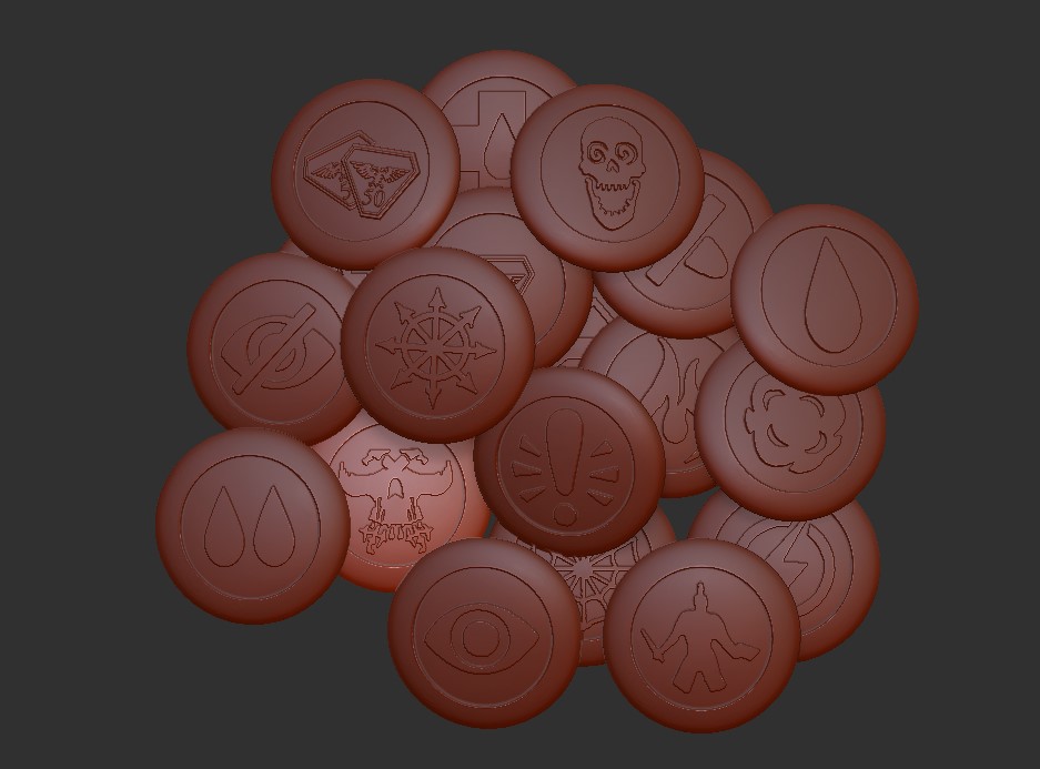 Free 3D file Necromunda Tokens・3D print design to download・Cults