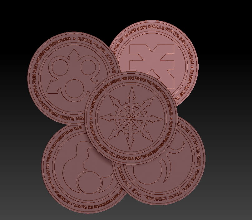 Free 3D file Assembled Сoins [Pack 2]・Model to download and 3D print・Cults