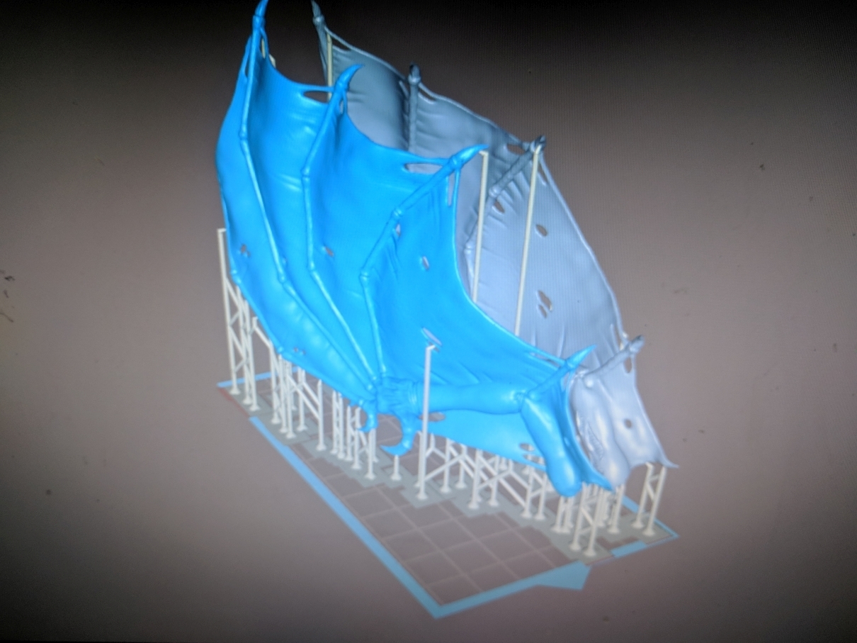 3D printed Swarmlord and Hive Tyrant • made with Anycubic Photon・Cults