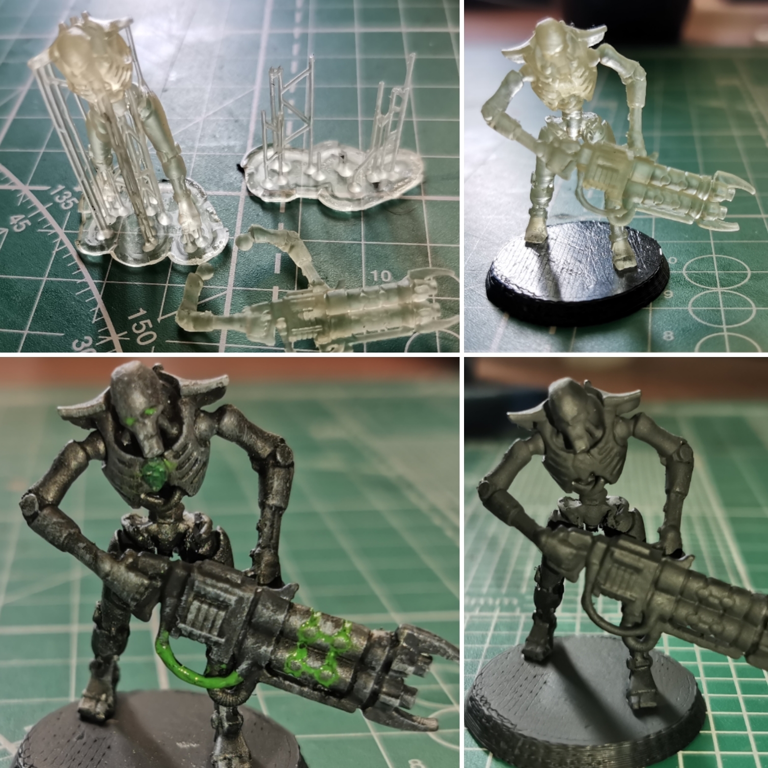 3D print Necron Warrior • made with Anycubic Photon・Cults