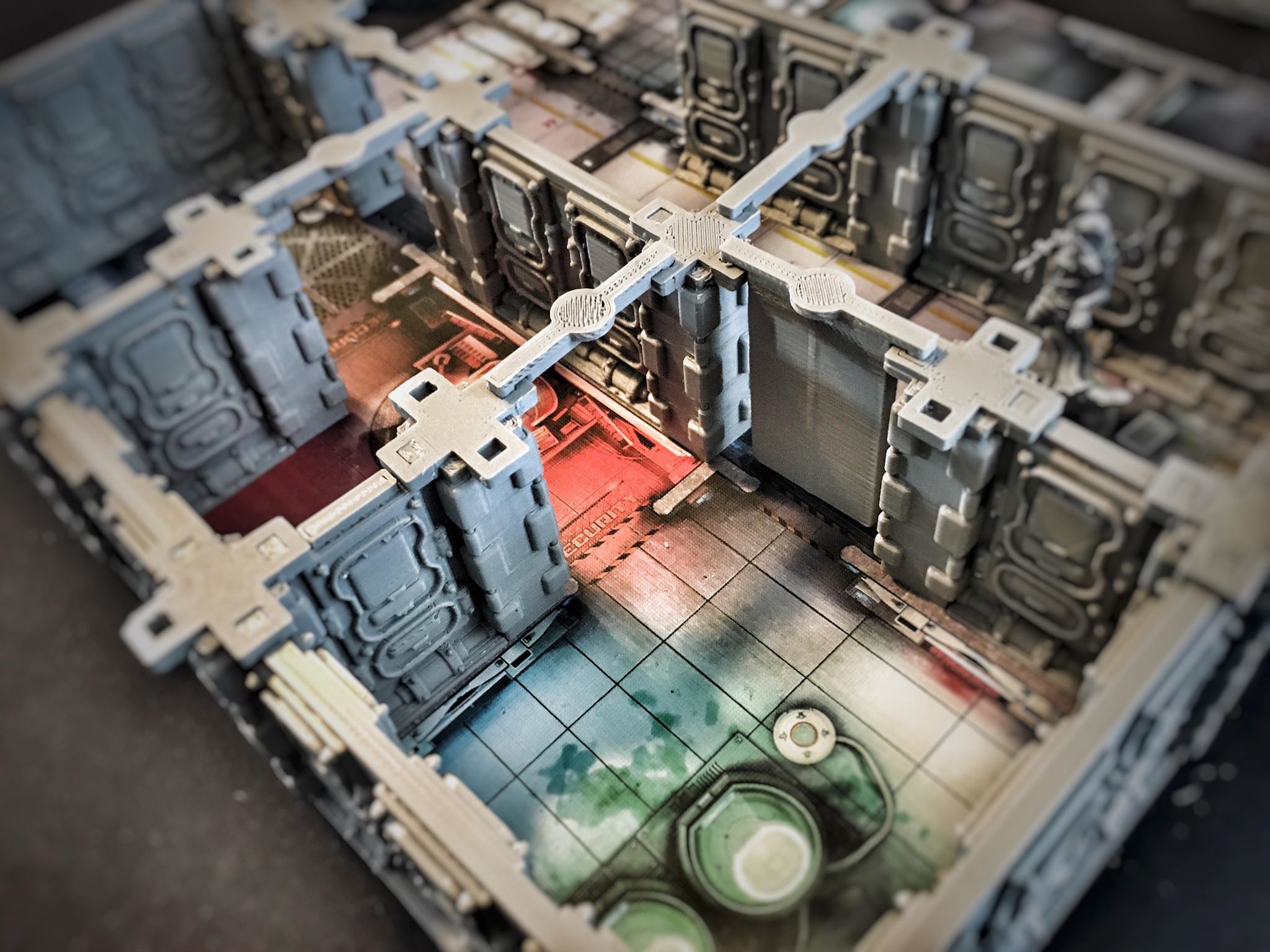 Download free STL file Tabletop Interlocking SciFi Walls and Corners ...