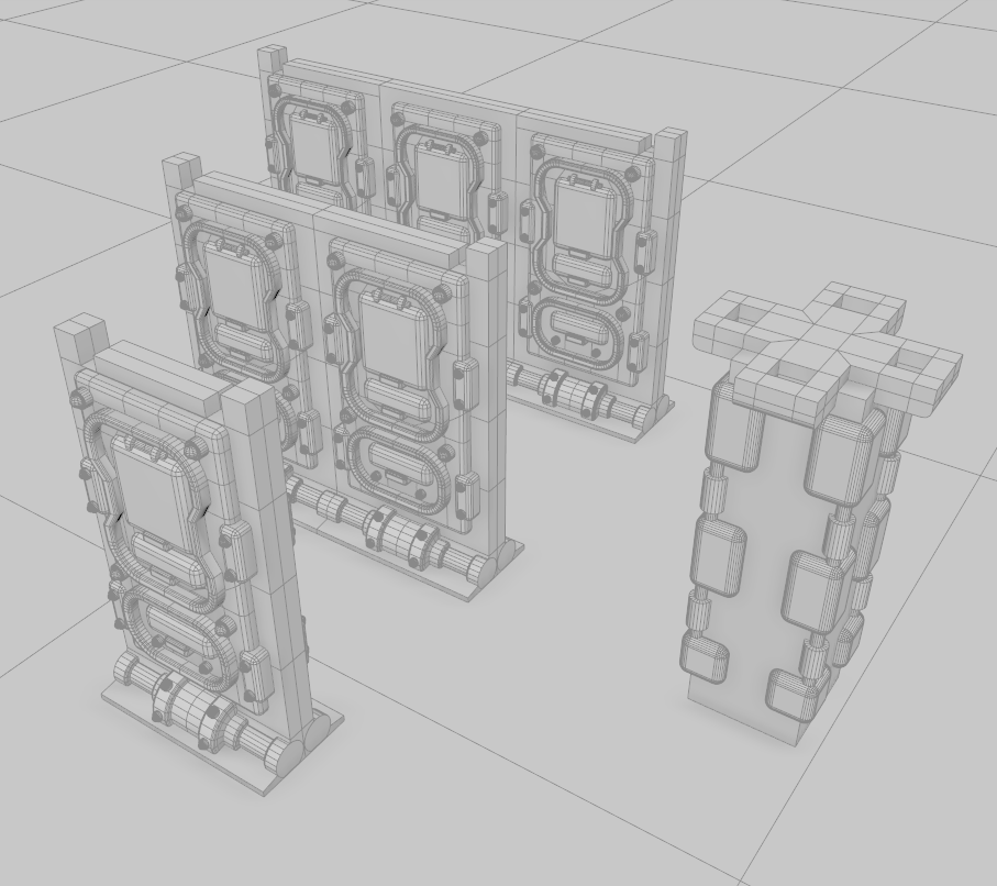 Free STL file Tabletop Interlocking SciFi Walls and Corners・3D print ...