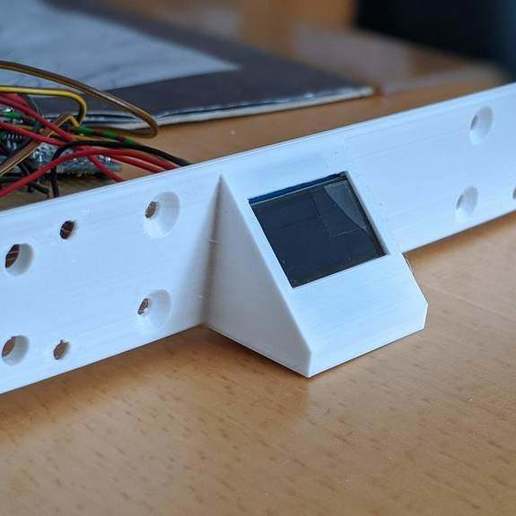 Download free STL file Raspberry Pi Rack with 0.96 OLED • 3D print ...